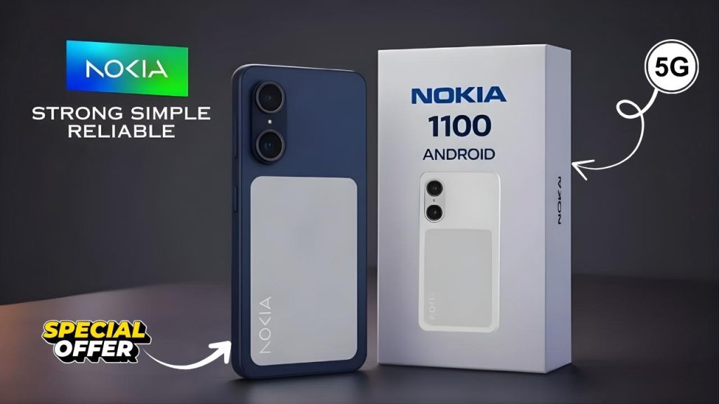 Legendary Nokia 1100 2026 Launched Sleek Keypad Phone at an Affordable ...